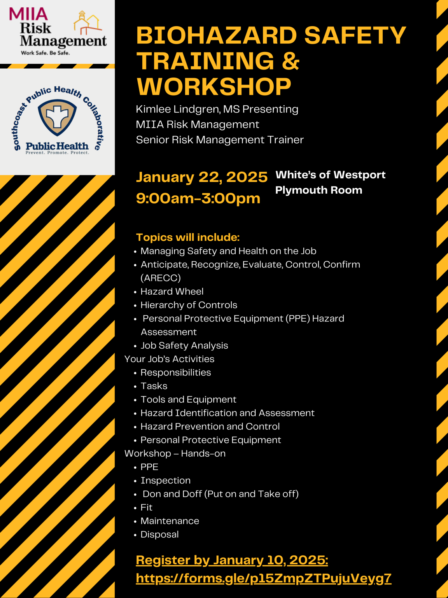 Southcoast Public Health Collaborative's Biohazard Training Workshop ...
